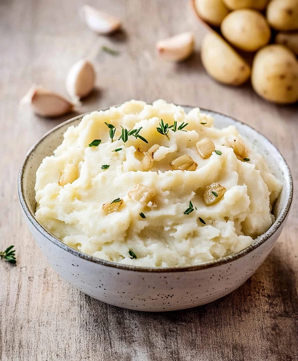 Roasted Garlic Mashed Potatoes Recipe - toprecipelist.com