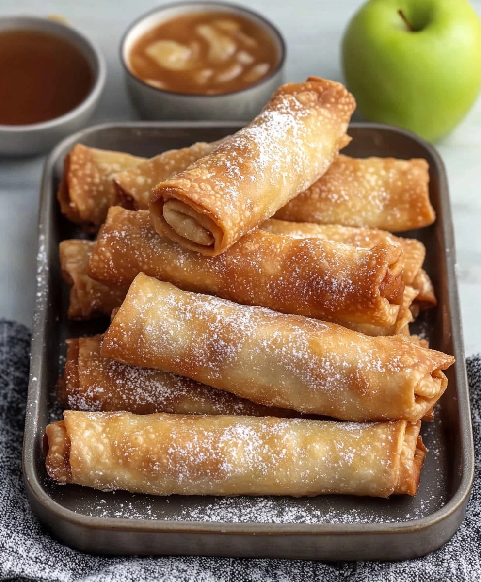 Apple Pie Egg Rolls Recipe - toprecipelist.com