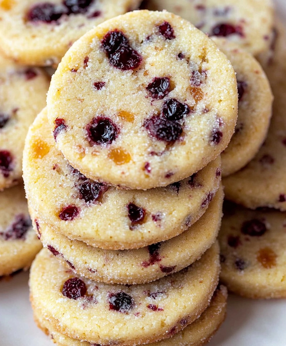 Slice And Bake Cranberry Orange Cookies Recipe - toprecipelist.com