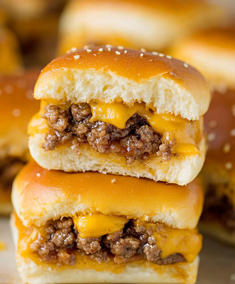 Cheeseburger Sliders Recipe - toprecipelist.com