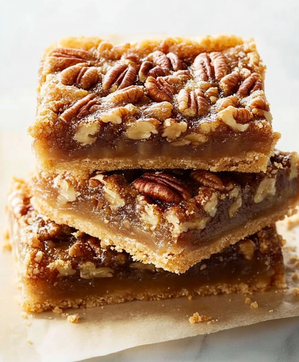 Pecan Pie Bars Recipe - toprecipelist.com