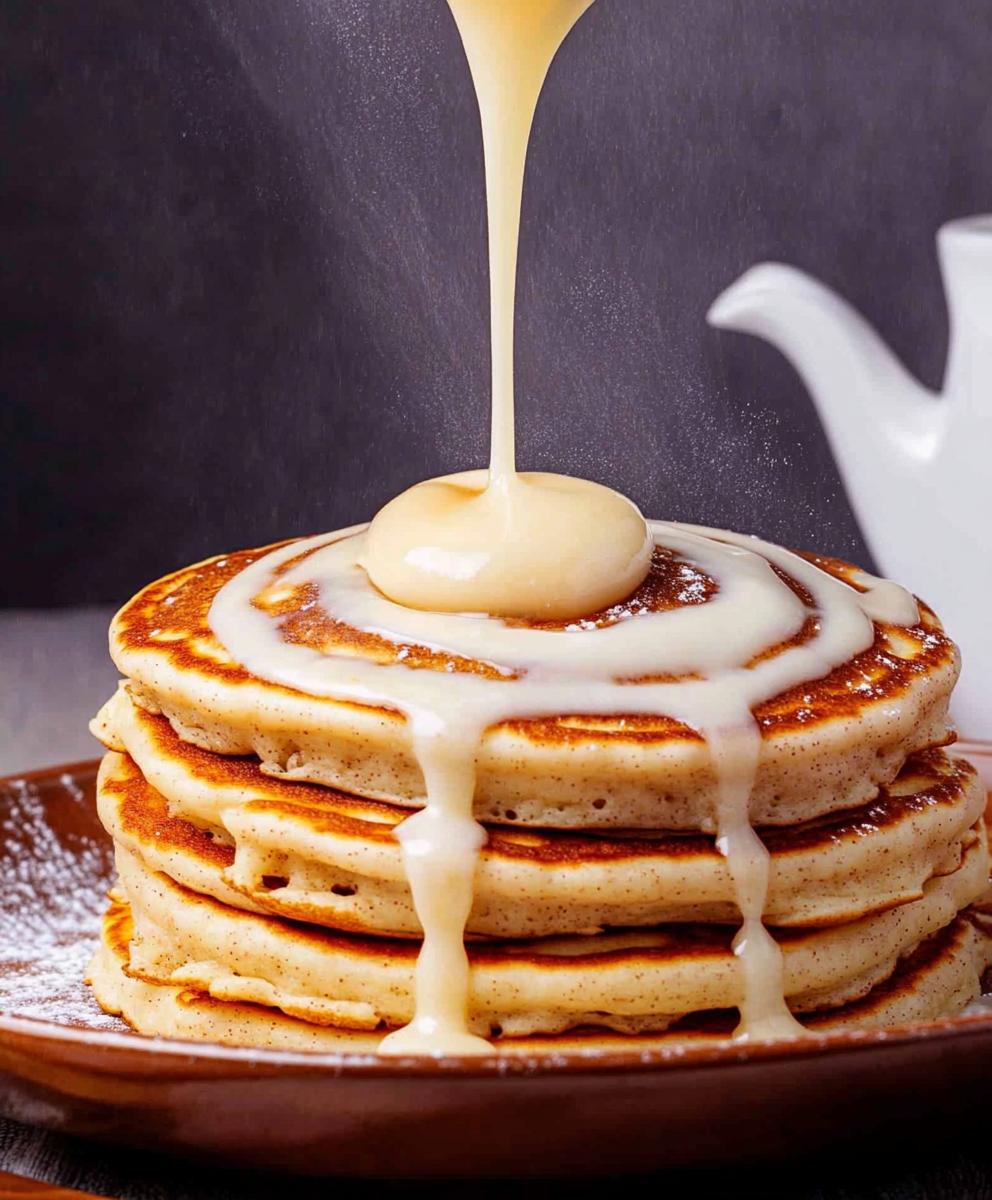 Cinnamon Roll Pancakes Recipe - toprecipelist.com