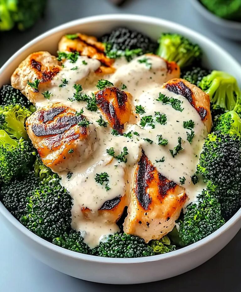 Creamy Garlic Chicken And Broccoli Recipe - toprecipelist.com
