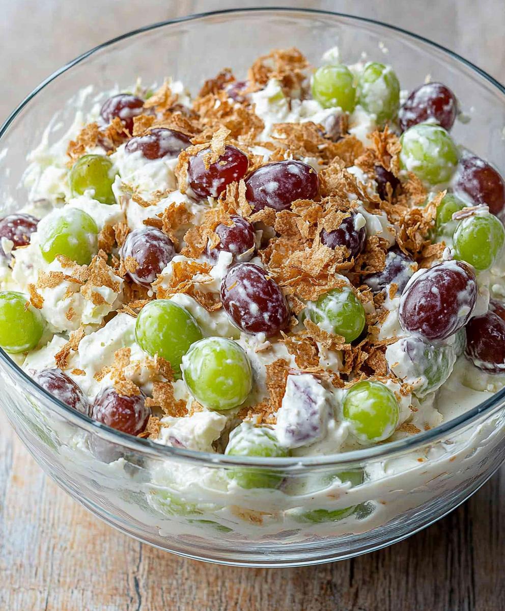 Grape Salad Recipe - toprecipelist.com