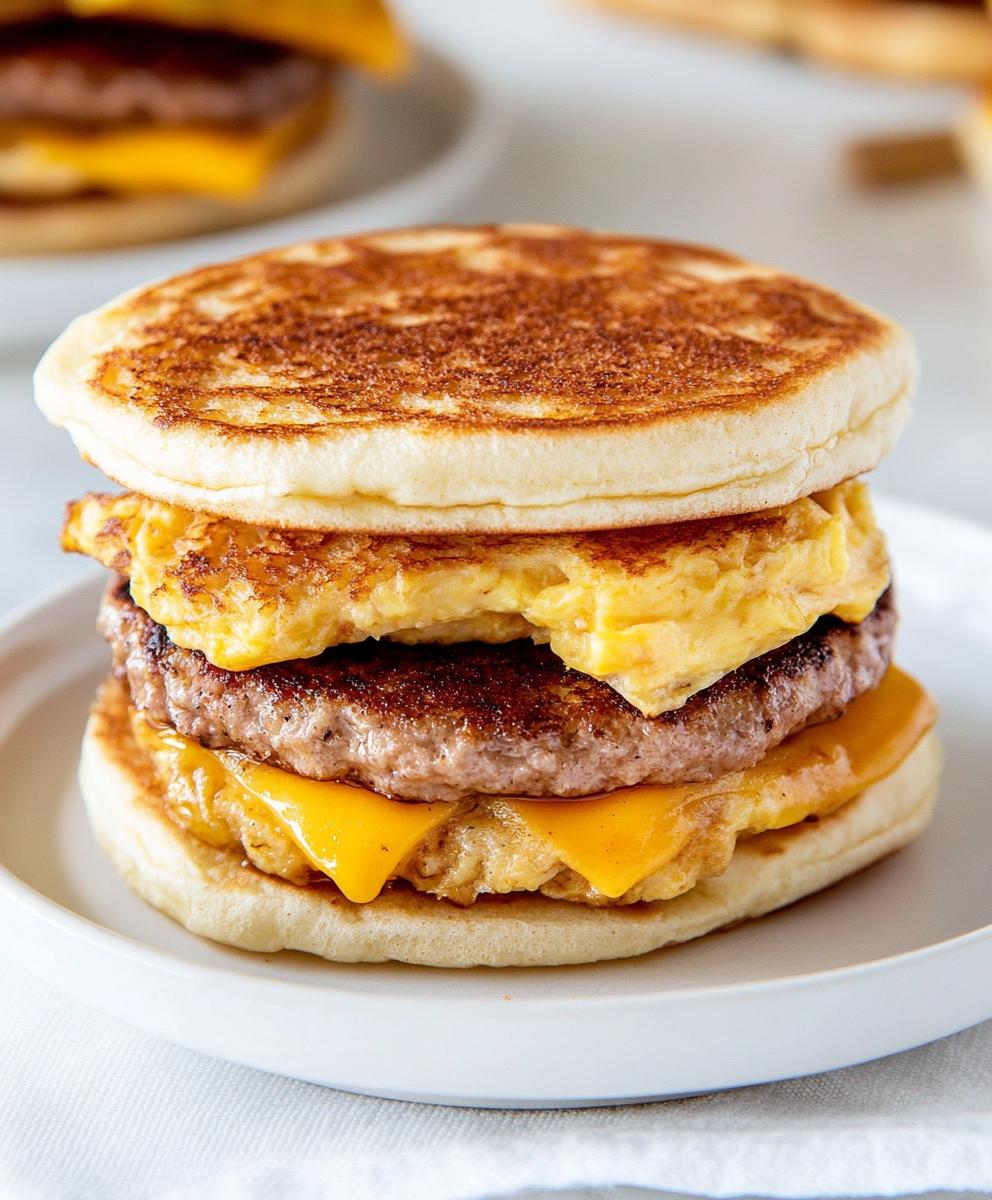 Homemade Mcgriddle Breakfast Sandwiches Recipe - toprecipelist.com