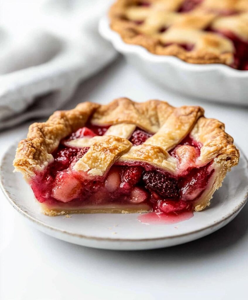 Strawberry Rhubarb Pie With Frozen Fruit Recipe