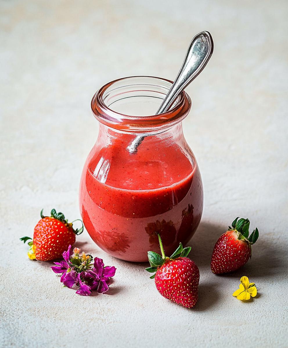 Strawberry Vinaigrette Dressing Recipe - toprecipelist.com