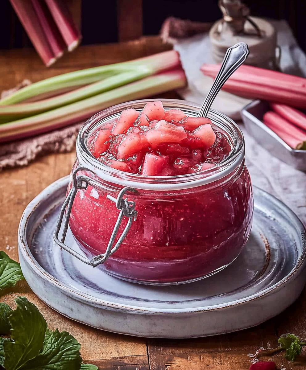 Rhubarb Compote Recipe - toprecipelist.com